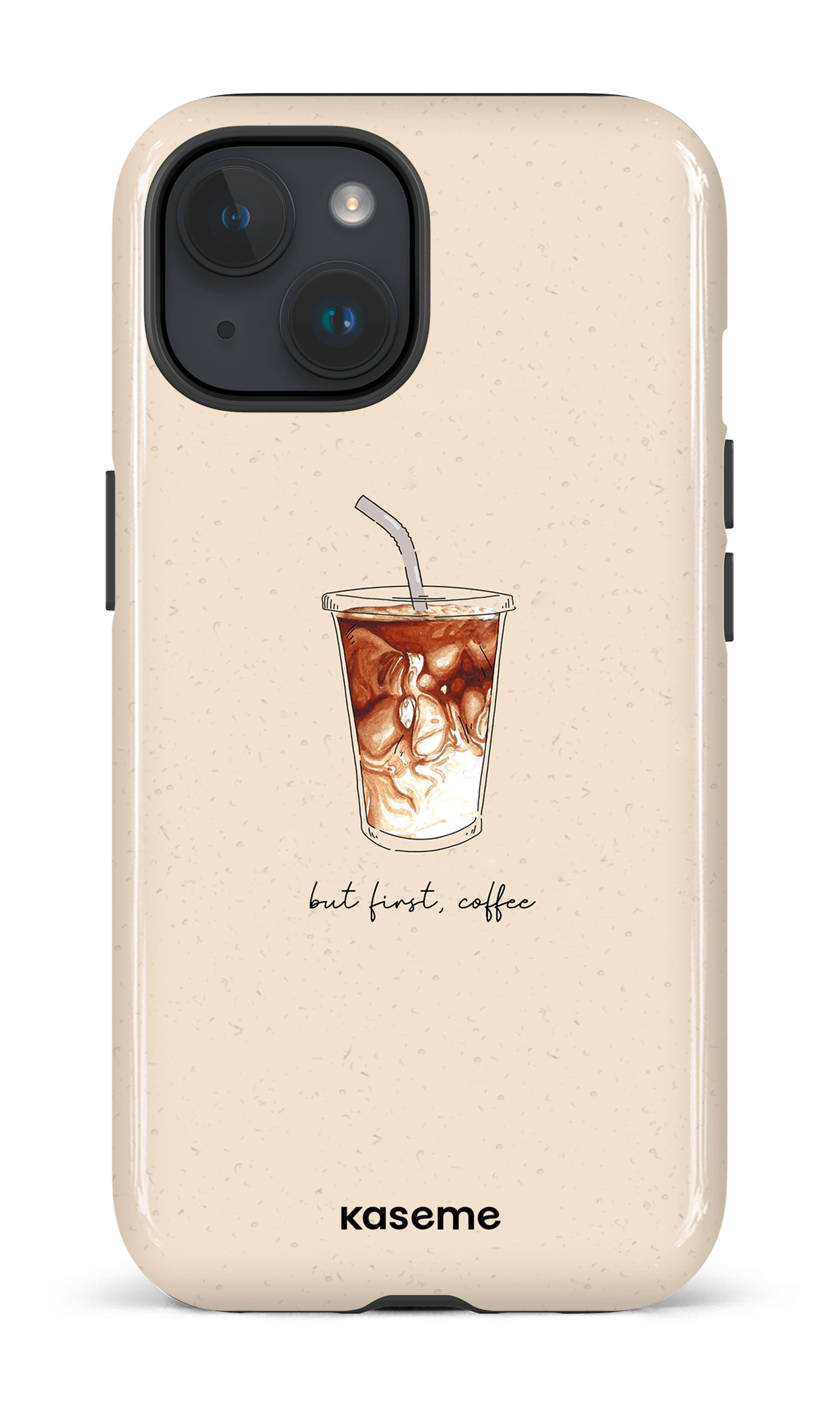 But first, coffee phone case by Justine Brouillette - KaseMe – KaseMe